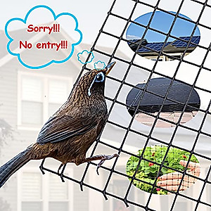 MEFBANT Solar Panel Bird Guard Mesh 7.99In x100 Ft 70 Aluminum Fasteners Solar Critter Guard Solar Panel Pigeon Guard Bird proofing Solar Panel Bird mesh PVC Coated Galvanized net Pigeon Deterrent