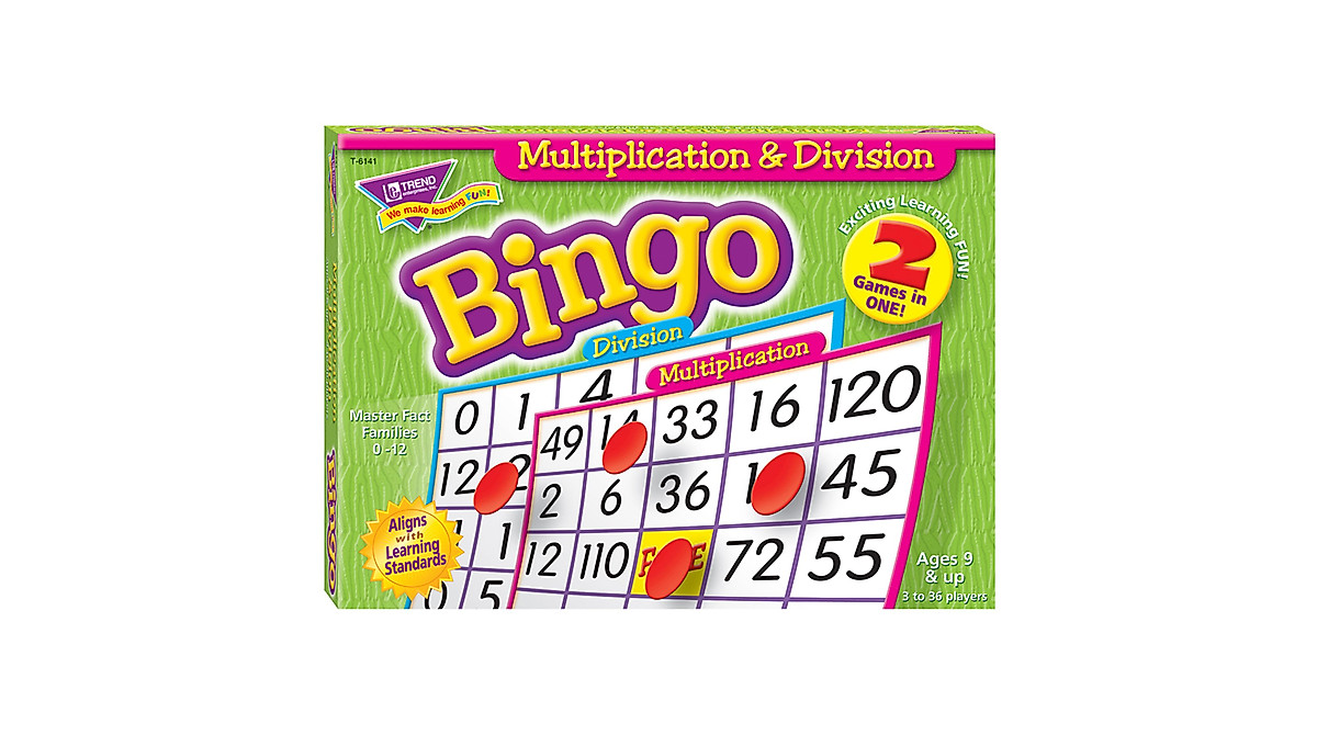 Multiplication & Division Bingo Game for Kids | Fun Learning Tool