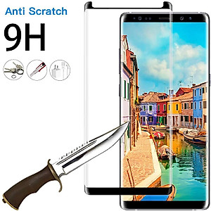 【2-PACK】Coolpow Designed for Samsung Galaxy Note 9 Screen Protector, Case Friendly, Anti-Bubble, 3D Curved, Full Coverage, 9H Hardness, HD Clear, Note 9 Screen Protector Tempered Glass Cell phone Film