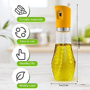 Olive Oil Sprayer Mister | Bottle Sprayer, 260ml Refillable Olive Oil Sprayer Mister Oil Mister Spray Widely Used for Salad Making, Baking, Frying, BBQ