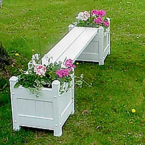 BestNest Dura-Trel Small Planter Boxes and Seat Package