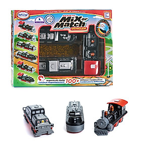 POPULAR PLAYTHINGS Magnetic Mix or Match Vehicles, Train