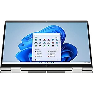 2022 HP Envy X360 15.6" FHD IPS Touchscreen 2-in-1 Laptop Intel EVO Platform i7-1255U 10-Core Iris Xe Graphics 16GB DDR4 1TB SSD Thunderbolt 4 WiFi 6E Backlit KB Windows 11 Pro w/RATZK 32GB USB