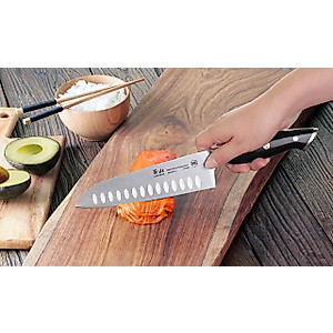 Cangshan Z Series 62496 German Steel Forged Santoku Knife, 7-Inch