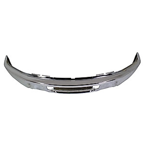 MBI AUTO - Chrome, Steel Front Bumper Face Bar Fascia for 2009-2014 Ford F150 Pickup 09-14 WITHOUT FOG LIGHTS, FO1002412
