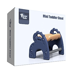 Pairez Toys Mini Plastic Stool for Toddler, Small Kids Activity Chair & Seat for Bathroom Bedroom Living Room, Mini Portable Chair for Kids Aged 1-3, Indoor & Outdoor Use