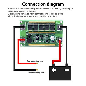 Acxico 1 Pc 2V DIY Circuit Board Spot Welding Machine Battery Storage Spot Welder Kit 300A See Original Listing