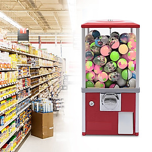 Fetcoi Candy Vending Machine, Candy Gumball Machine Gumball Bank for Gadgets, Gumball Dispenser Machine for Game Stores and Retail Stores, Huge Load Capacity