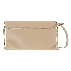 Pierre Cardin Pink Leather Small Slouchy Fashion Clutch for womens