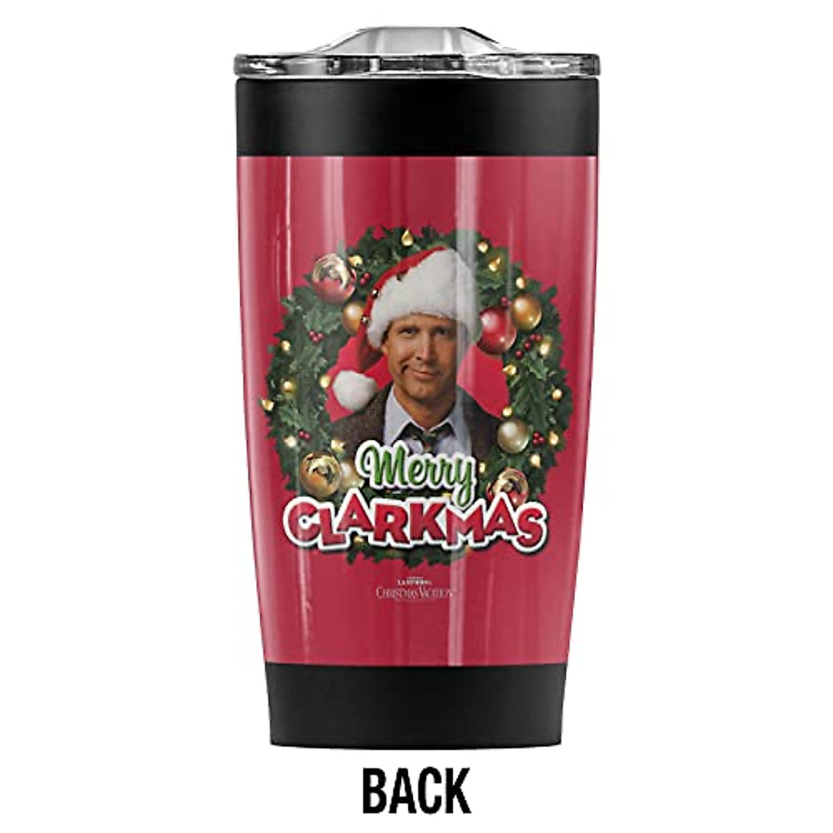 Logovision Christmas Vacation Merry Clarkmas Stainless Steel Tumbler 20 oz Coffee Travel Mug/Cup, Vacuum Insulated & Double Wall with Leakproof Sliding Lid | Great for Hot Drinks and Cold Beverages