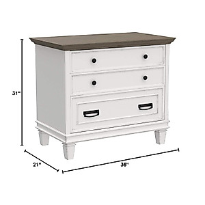 Martin Furniture Lateral File, White