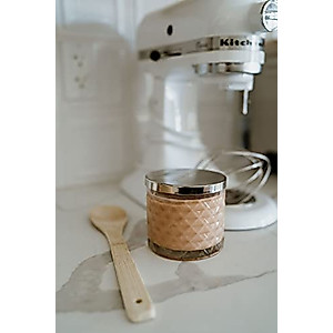 Gold Canyon™ - Gingerbread Cake Scented Candle, Three-Wick, Heritage Diamond-Cut Glass Jar, New & Improved Look 2022