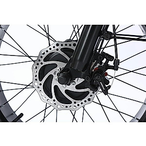 CNAOHGHN 500W Motor Electric Tricycle Comes , 48V Single Speed Removable Battery Fat Tire Trike Seniors Cycling 3 Wheels E-Bike with Carry Cargo Front&Rear Big Basket