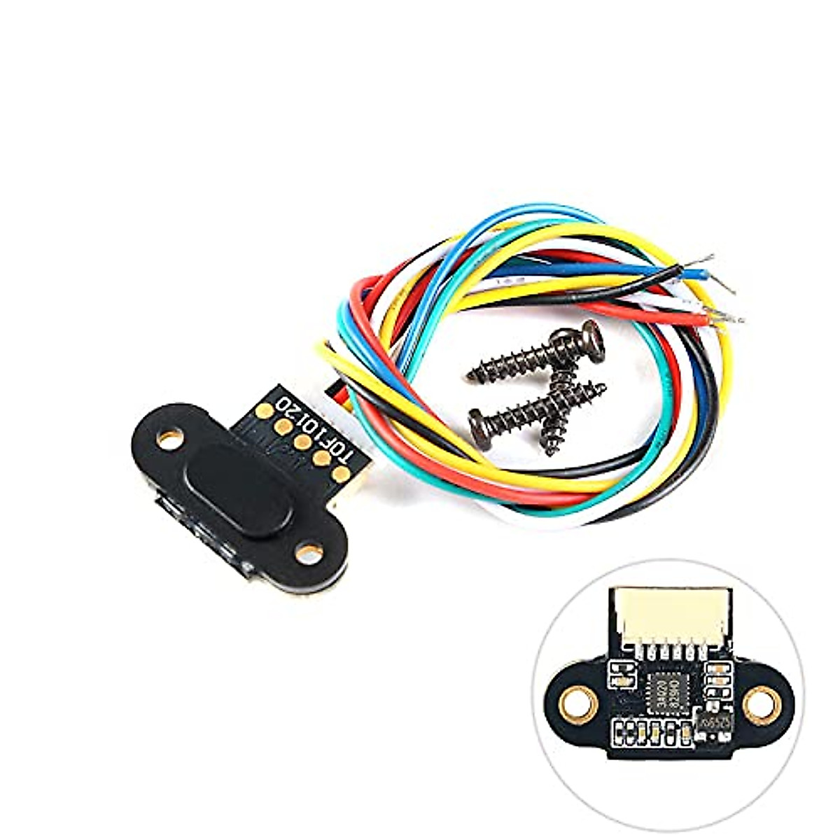 ElectronicNova TOF10120 Laser Range Sensor Module 10-180cm Distance Sensor RS232 Interface UART I2C IIC Output 3-5V for Arduino with Cable