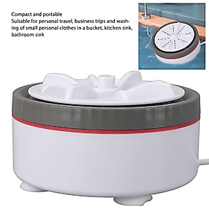 Mini Turbo Washing Machine, USB Portable Small Clothes Washer for Travel Business Trips, Timed Adjustable Laundry Washer for Underwear, Baby Clothes, Towels, Socks or Fruit Dish