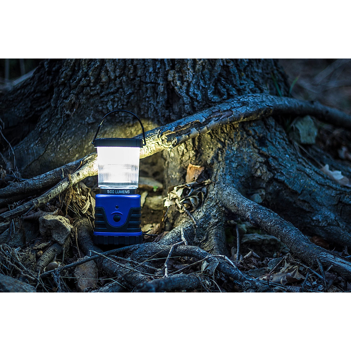 Stansport 500 Lumen Lantern with SMD Bulb, Blue/Black, one Size