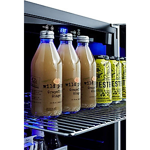 Summit Appliance Beverage Cooler, Grey/Clear