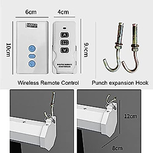 n/a Projection Screen 100 Inch 16:9 Matte White Electric Motorized Projector Screen with 12V Trigger Remote Control for Home Theater