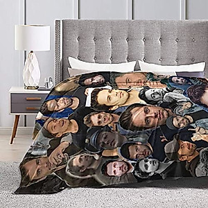 Patte Ultra-Soft Plush Lightweight Throw Blankets Micro Fleece for All Seasons Living Room Suitable Adults and Children to Use 50inchX40inch, Black-1