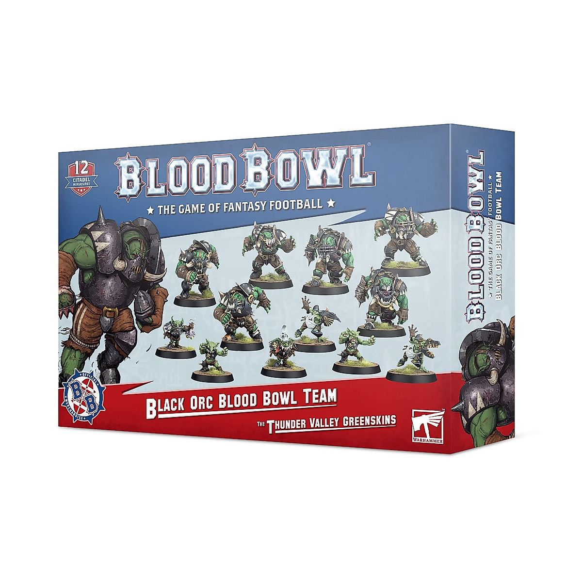 Games Workshop - Blood Bowl: Black Orc Team (The Thunder Valley Greenskins)