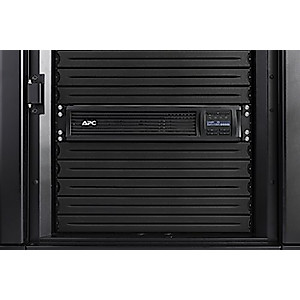 APC 750VA Smart UPS with SmartConnect, SMT750RM2UC Rack Mount UPS Battery Backup, Sinewave, AVR, 120V, Line Interactive Uninterruptible Power Supply