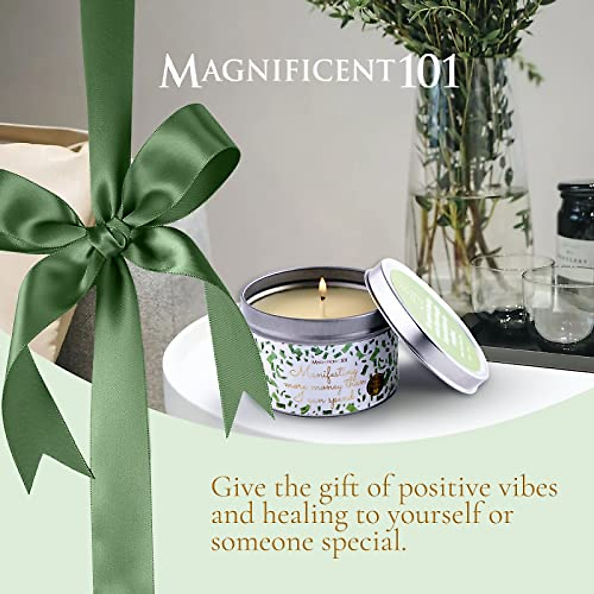 Magnificent 101 Manifesting More Money Than I Can Spend Tin Candle 6oz