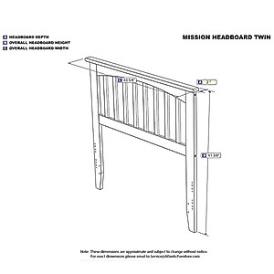 Leo & Lacey Twin Slat Headboard in Gray