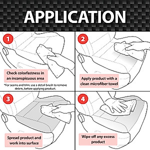 Malco Leather Conditioner for Cars - Cleans and Conditions Automotive Leather Seats & Surfaces / Natural Moisturizers Soften, Restore and Protect Leather Interiors / 32 Oz (109932)