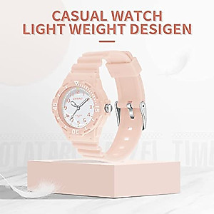 Women's Watch Sports Waterproof Watches Nurse Minimalist Simple Analog Watch Casual Ladies Watch Rose Gold Pink