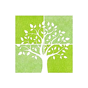 Wall decoration 4 Pieces of Abstract Decorative Wall Stickers,Living Room TV Background, self-Adhesive Office memo Photo Board