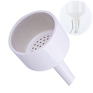 Lab Porcelain Buchner Funnel 100mm - Suction Filter Funnel, Vacuum Negative Pressure Experiment Equipment for Laboratory, School, Research Room