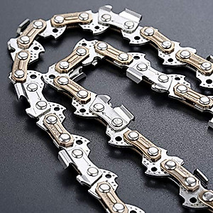 Hicello 20" Chainsaw Chain 3/8" LP .050 Gauge 70DL Saw Chain Blade for Wood Cutting Chiansaw Parts Garden Tools