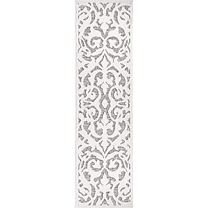 My Texas House by Orian Lady Bird Area Rug, 1'11" x 9'6", Natural/Grey