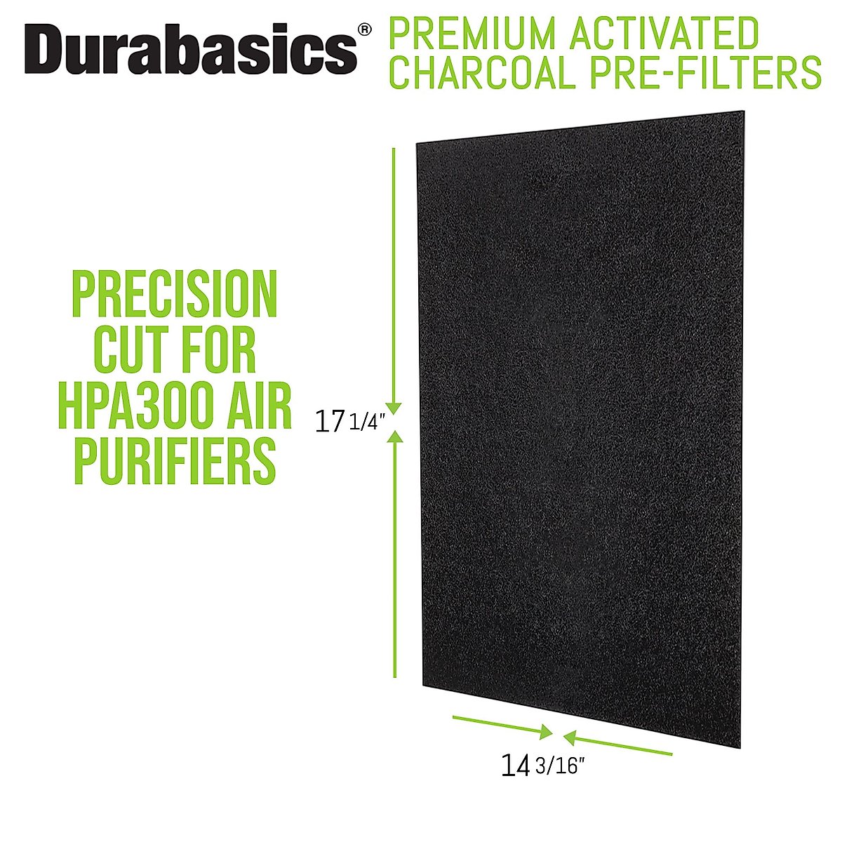 Durabasics Pre-Filters for Honeywell HPA300 Replacement Filters, Honeywell Prefilter A, Honeywell Filter A, Prefilter for Honeywell Air Purifier, Honeywell Pre Filter Replacement, HRF-AP1-4 Pack