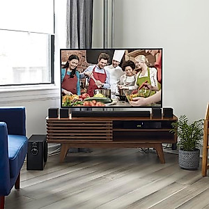 iLive 5.1 Home Theater System with Bluetooth, 6 Surround Speakers, Wall Mountable, Includes Remote, Black (IHTB159B)