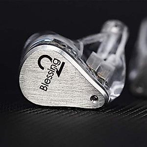 Moondrop Blessing2 1DD 4BA Hybrid Technology in-Ear Monitor Earphone Silver