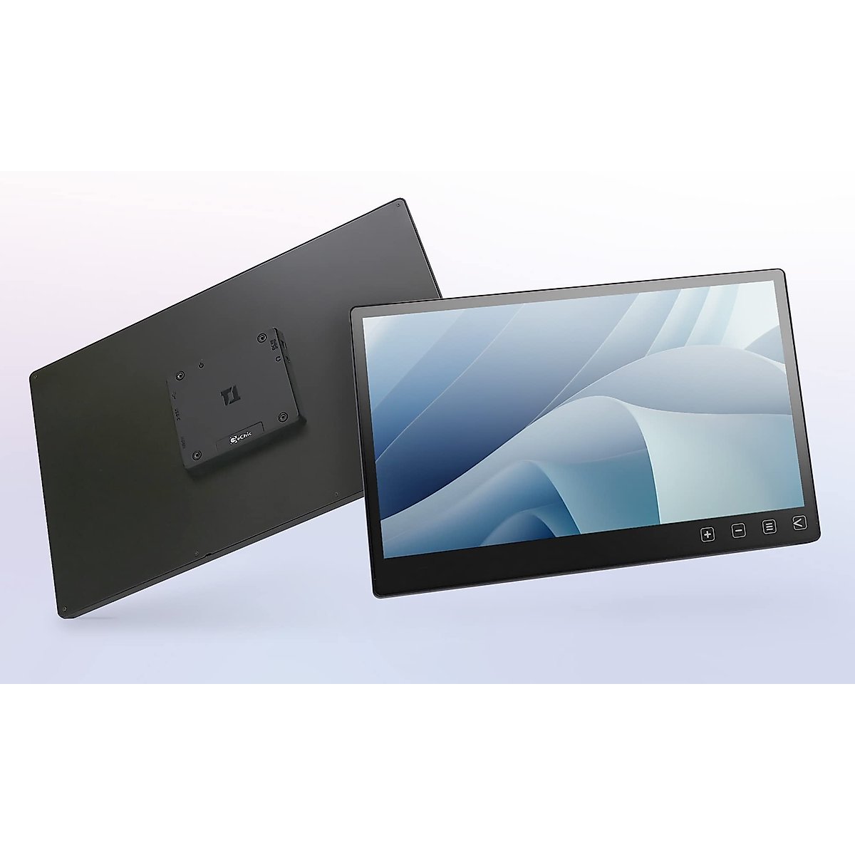 Gechic 15.6" T151A Industrial Touch Monitor, HDMI, USB-C Built-in Gain IC Long Transmission,VESA Mount,10-Finger high Immunity Touch,True-Flat Touchscreen for Embedded Device POS/Kiosk/Automation