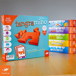 Foxmind, Tangramino 3D Puzzle-Solving, Logic Game, Brain Builder Series