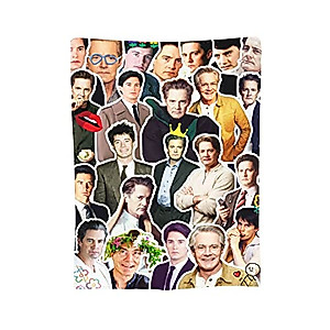 Blanket Kyle MacLachlan Soft and Comfortable Warm Fleece Blanket for Sofa, Office Bed car Camp Couch Cozy Plush Throw Blankets Beach Blankets