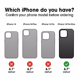 OtterBox FRE Series Waterproof Case with MagSafe (Designed by LifeProof) for iPhone 14 Pro Max (ONLY) - Valor (Purple)