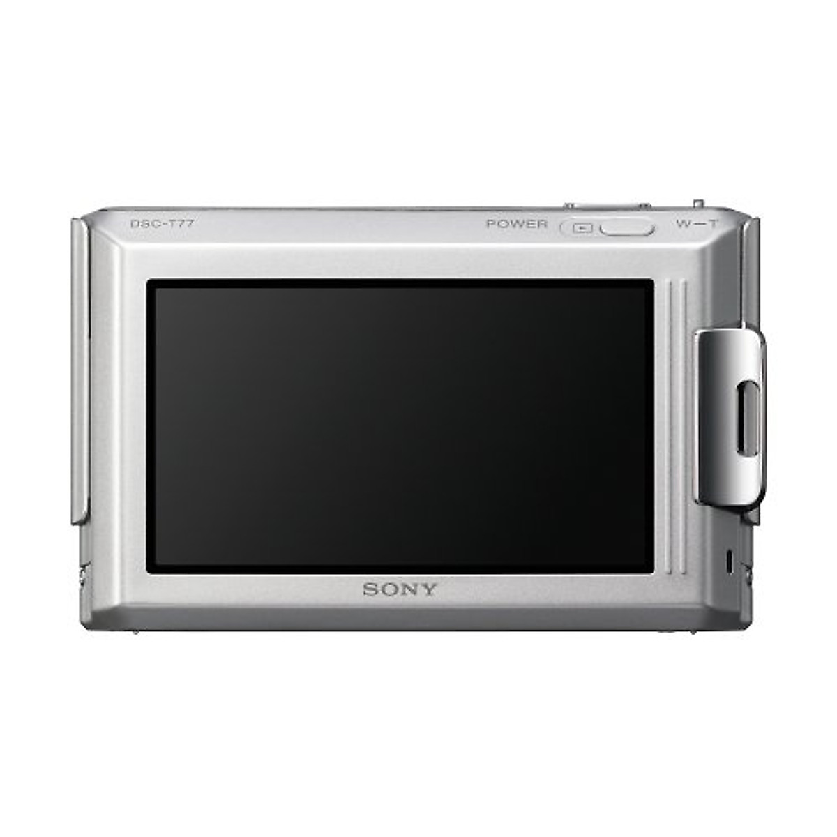 Sony Cybershot DSC-T77 10.1MP Digital Camera with 4x Optical Zoom with Super Steady Shot Image Stabilization (Silver)