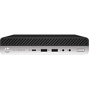 New HP EliteDesk 800 G4 Desktop Mini - Intel Core i5-8500T - 16GB DDR4-256GB SSD - Intel UHD Graphics 630 - Windows 10 Pro 64-bit