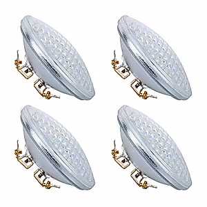 Goehiaul PAR36 LED Bulb 9W 3000K Warm White, AC/DC12V, 900Lumens PAR 36 60W Halogen Equivalent, LED PAR36 Landscape Bulb Water Resistant (4 Pack)