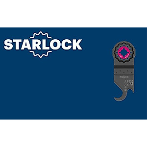 BOSCH OSM212K 2-1/2 In. StarlockMax Oscillating Multi Tool Soft Materials High-Carbon Steel Knife Segmented Blade for Extreme-Duty Applications Removing Sealants, Cutting Carpet, Cardboard, Shingles