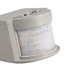 FTVOGUE Outdoor 90~250V 180 Degree Infrared PIR Motion Sensor Detector Wall Light Switch Gray