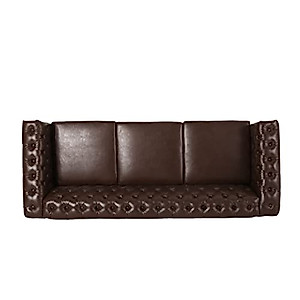 Christopher Knight Home Parkhurst Sofas, Dark Brown