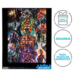AQUARIUS Marvel Avengers Collage (3000 Piece Jigsaw Puzzle) - Glare Free - Precision Fit - Officially Licensed Marvel Merchandise & Collectibles - 32 x 45 Inches