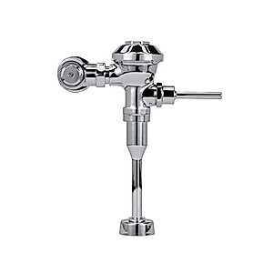 Zurn Z6003-YB-YC Aquaflush Exposed Manual Diaphragm Flush Valve with 3.5 GPF, Sweat Solder Kit, and Cast Wall Flange in Chrome