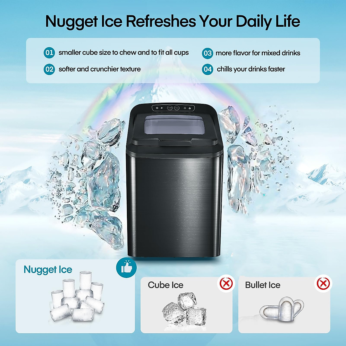 Ice Makers Beverage Refrigerator Cooler