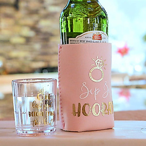 Kate Aspen I Do Crew Gift Mug, 7 Piece Set, pink, gold